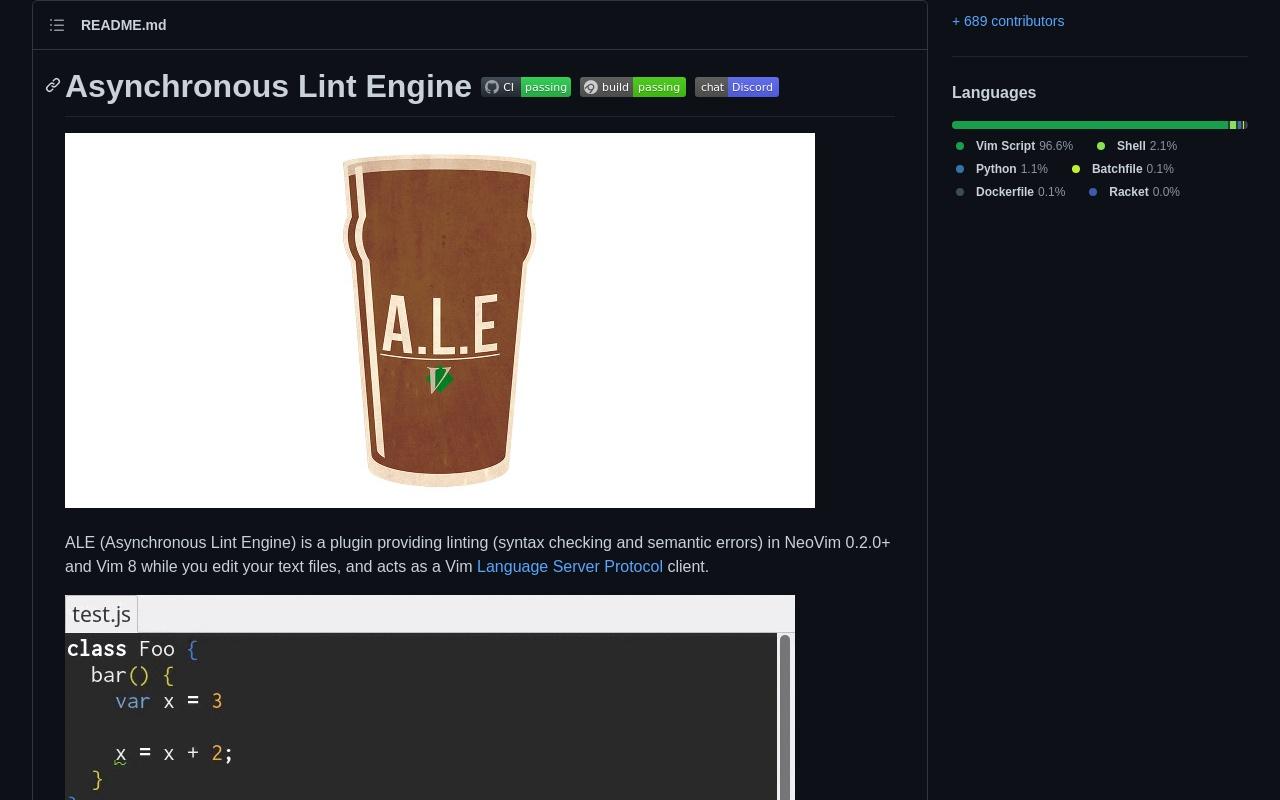 Ale A Linter For Javascriptpython Rating And 4 Alternatives Analysis Tools 