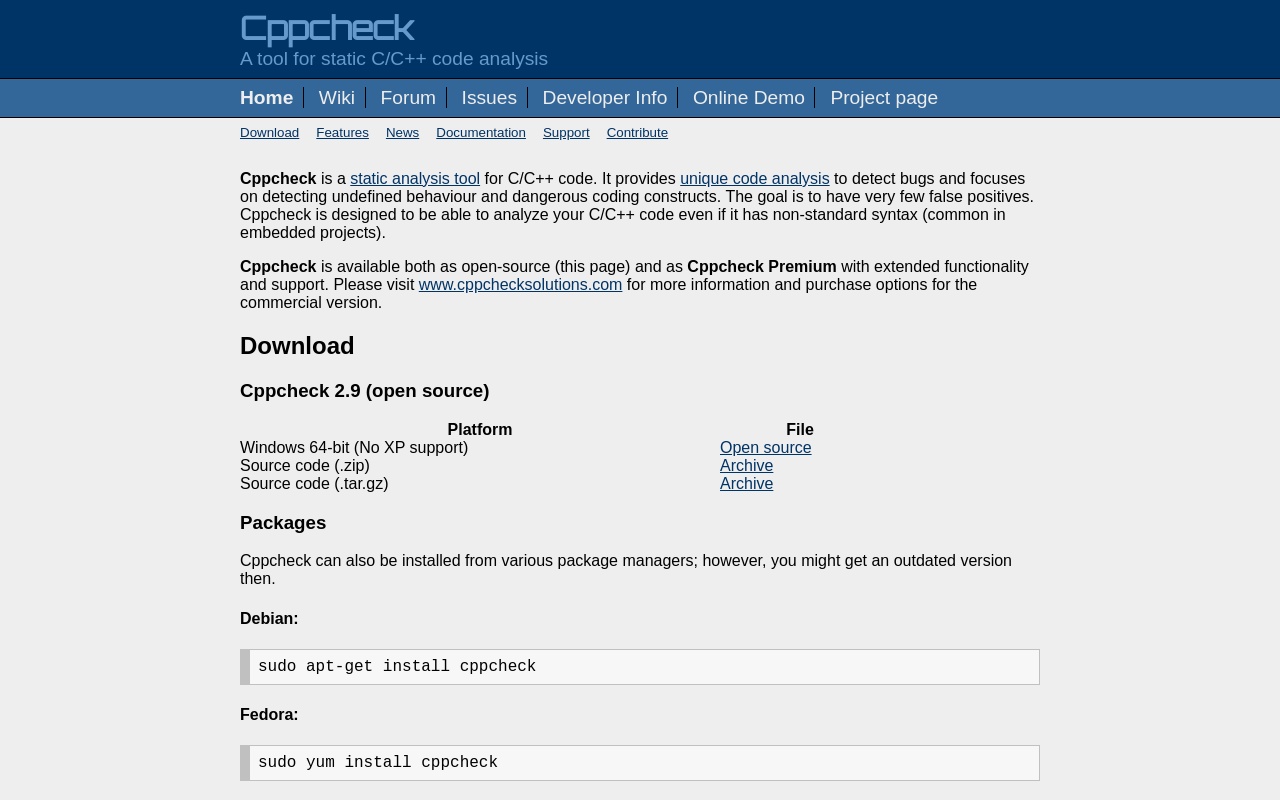 cppcheck, a linter for C/Cpp - Rating And 77 Alternatives | Analysis Tools