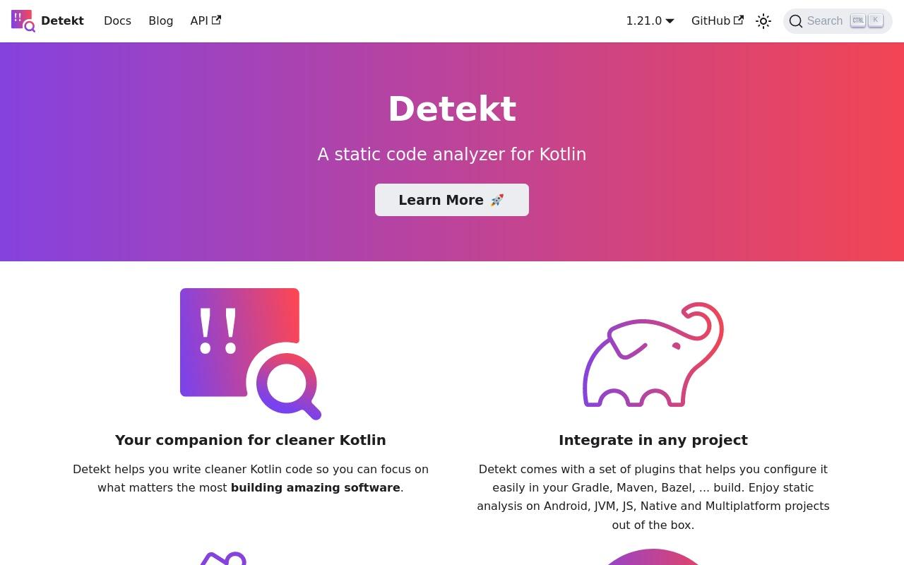 Detekt A Linter For Kotlin Rating And 14 Alternatives Analysis Tools 3427