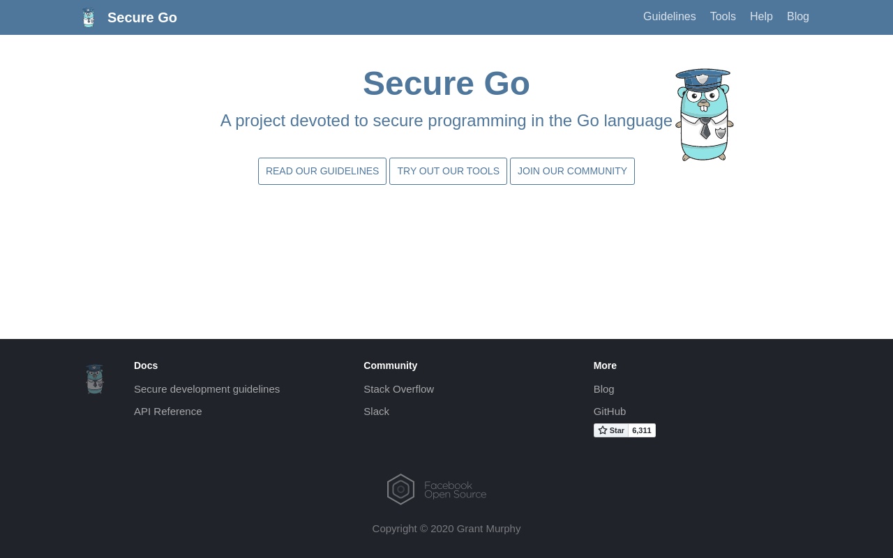 gosec (gas), a linter for Go - Rating And 70 Alternatives | Analysis Tools