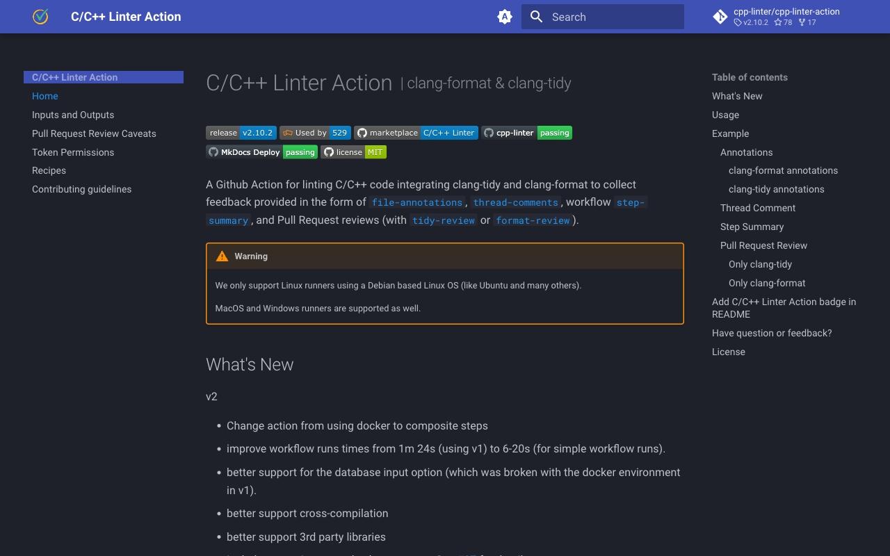 Cpp Linter Action A Linter For Ccpppython Rating And 22 Alternatives Analysis Tools