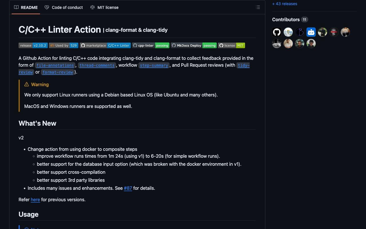 Cpp Linter Action A Linter For Ccpppython Rating And 23 Alternatives Analysis Tools 3459
