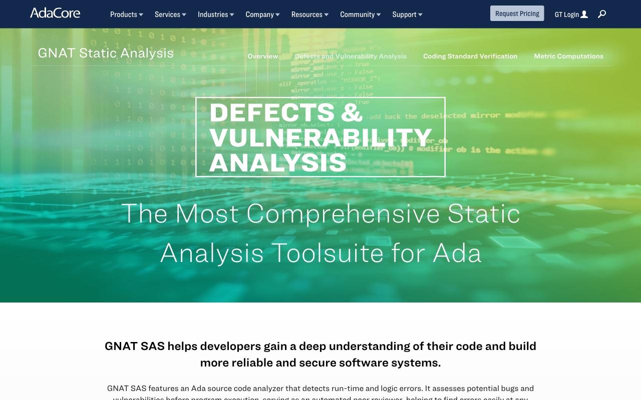Codepeer A Linter For Ada Rating And 4 Alternatives Analysis Tools