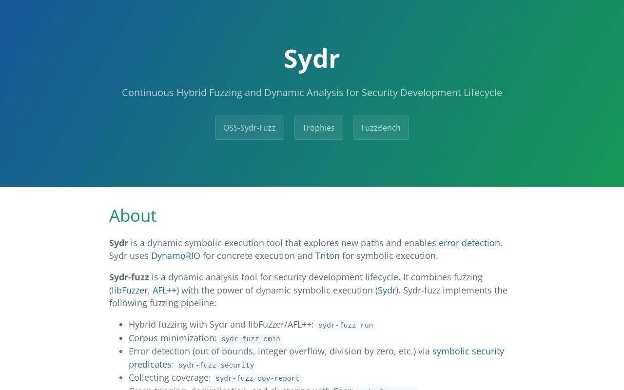 Sydr A Linter Fuzzer For C Cpp Go Rating And 6 Alternatives Analysis Tools