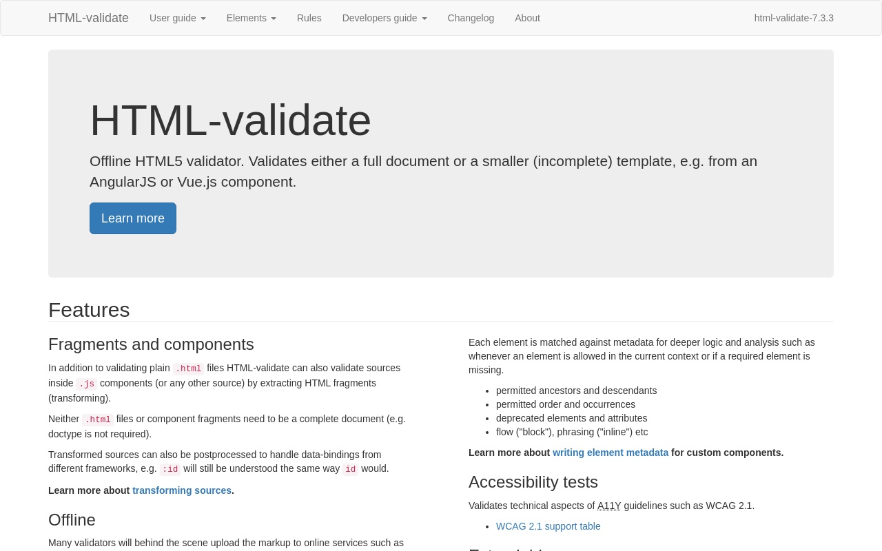 Html Validate A Linter For Rating And 8 Alternatives Analysis Tools